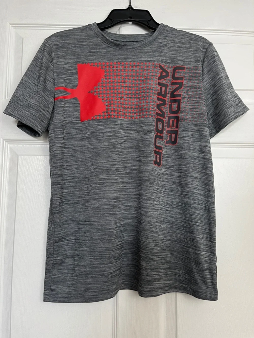 Under Armour | Shirts & Tops | Under Armour Heatgear Tee Boys Yxl Gray ...